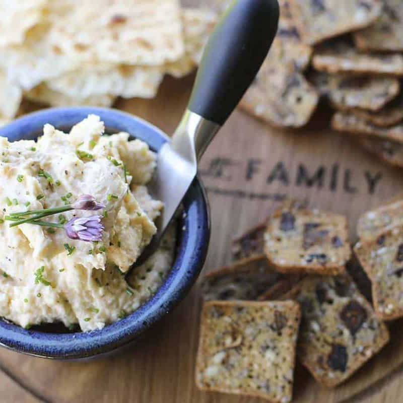 French Fromage Fort with Chives – Swine & Sea